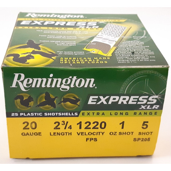 Balles 20ga express long range no5