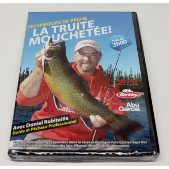 Dvd Daniel Robitaille Truite Mouchetee